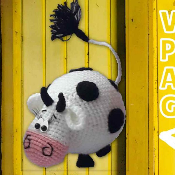 Patrón amigurumi gratis de VACA PEQUEÑA - amigurumis y más